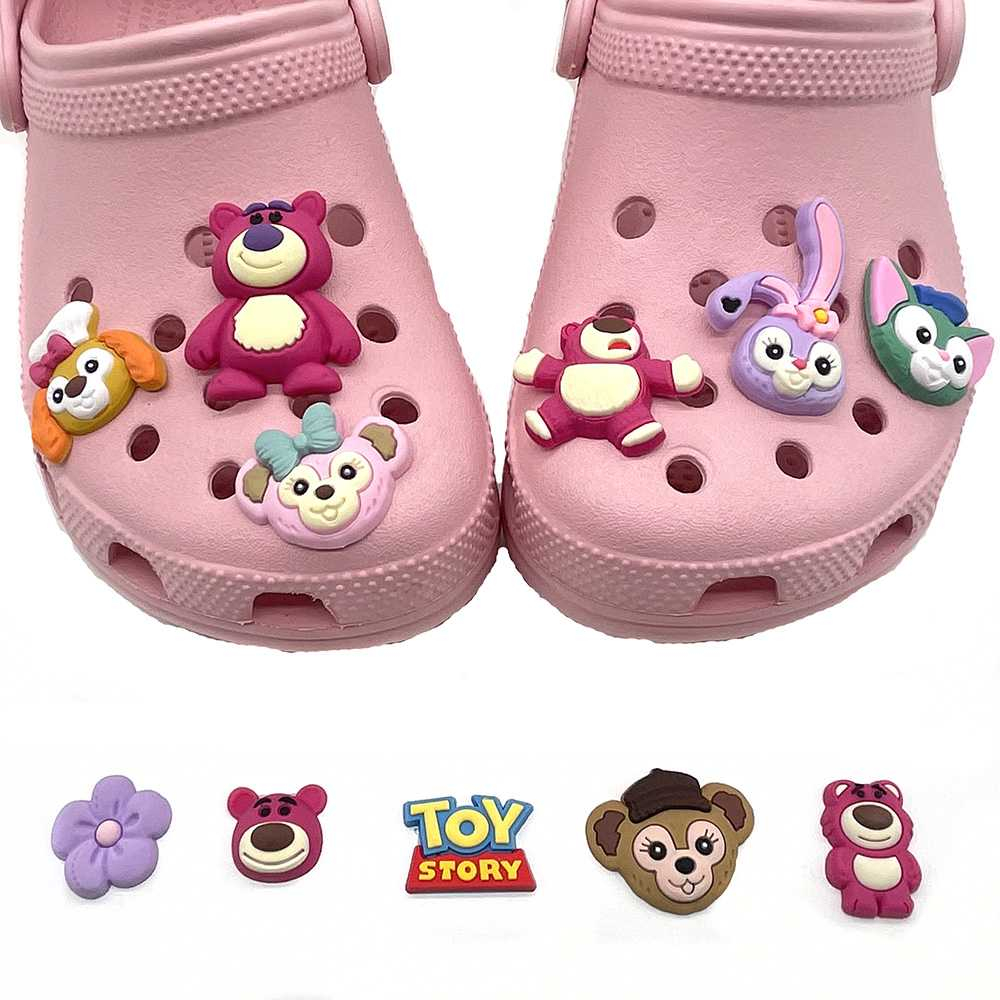 Cute jibbitz crocs charm shoe sticker accessories shoe buckle ...