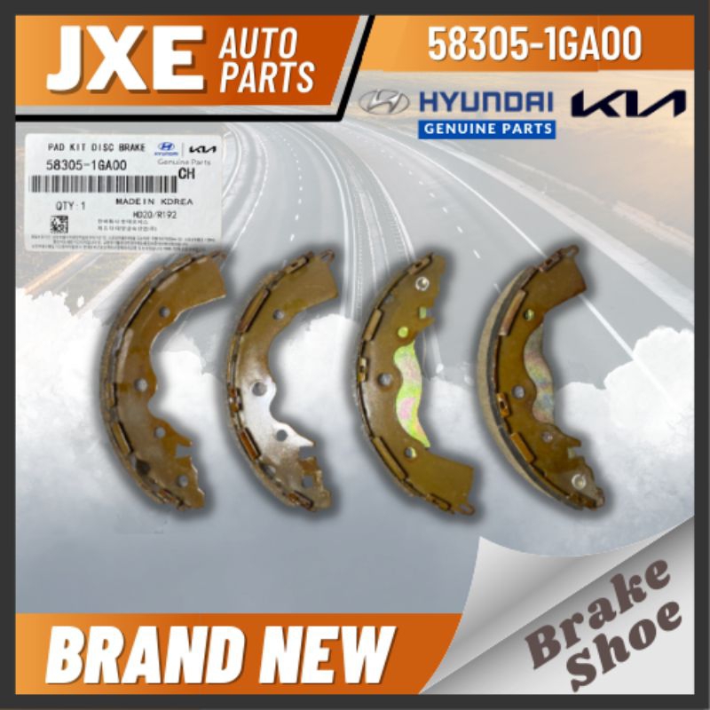 Brake Shoe Ceramic for Hyundai Accent 2006-2011/Kia Rio (58305-1GA00 ...