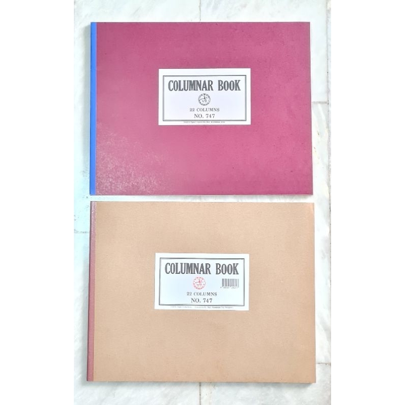 Columnar Book Accounting Book 18, 20, 22 Columns #727 & #747 | Shopee ...