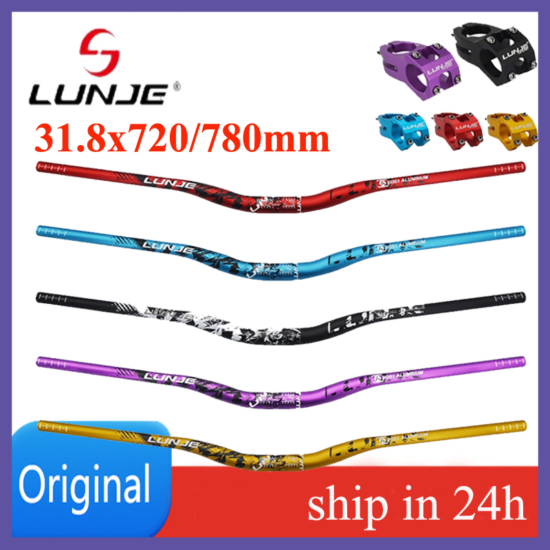 Aluminum LUNJE Alloy Bike Handlebar Mountain Bicycle Handlebar DH 31 ...