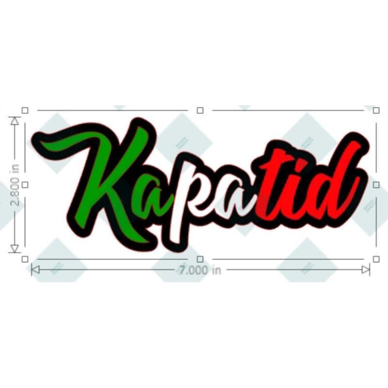 INC kapatid Decal Sticker waterproof | Shopee Philippines
