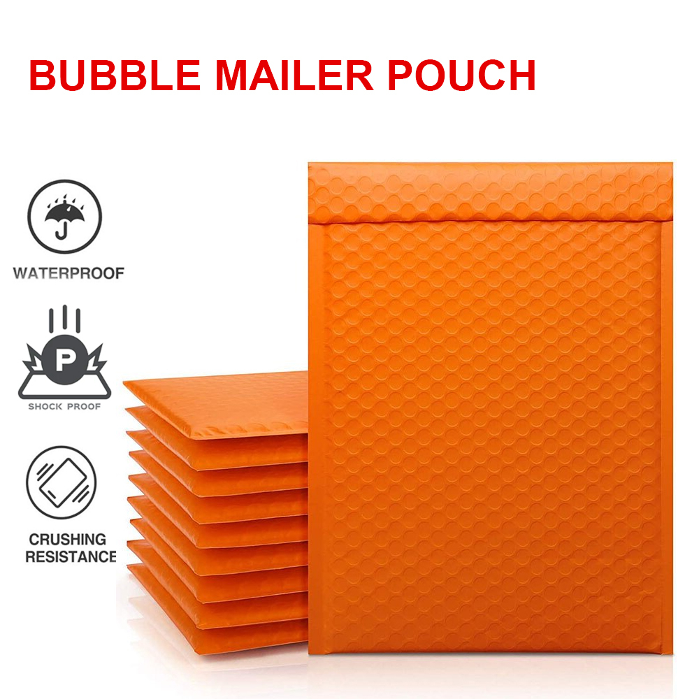 Ready Stock COD Orange Bubble Wraps Pouch w/ Sticky Seal Mailer Pouch ...