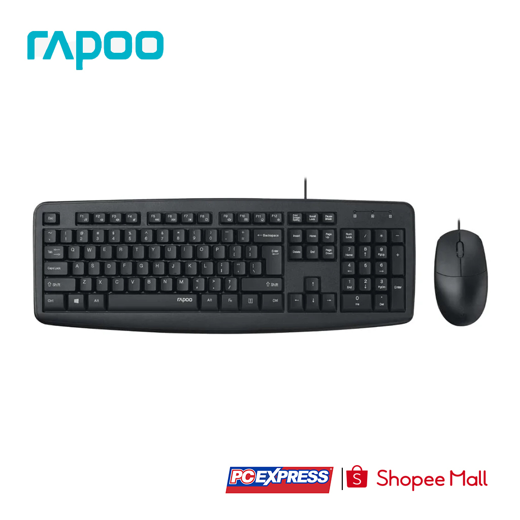 Rapoo NX1600 Wired Usb Keyboard and Mouse | Shopee Philippines Rapoo NX1600 Wired Usb Keyboard and Mouse | Shopee Philippines