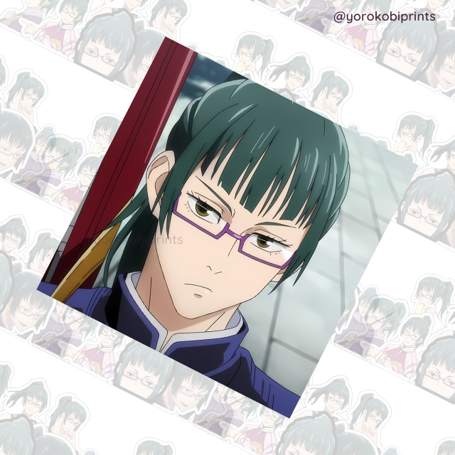 Maki Zenin - Jujutsu Kaisen - Peeker, Icon - Waterproof Laminated Vinyl ...