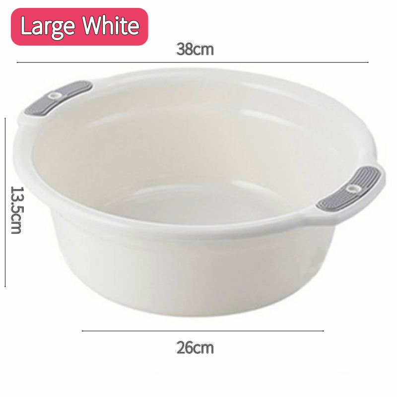Q60 COD【Manila】Thick wash basin plastic washbasin household large baby ...