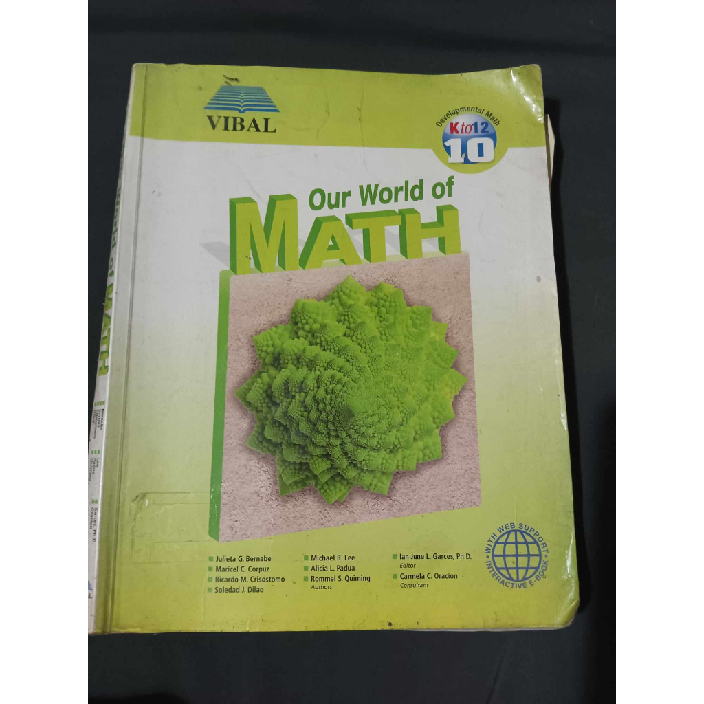 Our World Of Math Grade 10 Textbook | Shopee Philippines