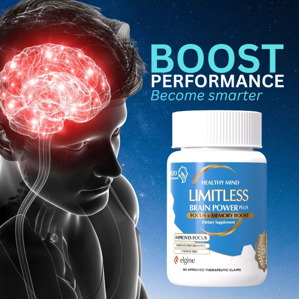 Elgine Limitless Brain Booster Memory Enhancer Nootropic All Natural ...