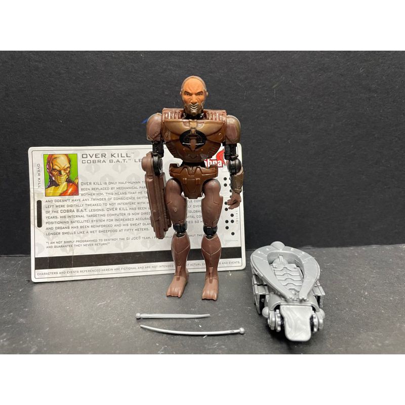 Assorted GI Joe 3.75 figures Slipstream, Cobra AVAC, Over Kill, Gallows ...