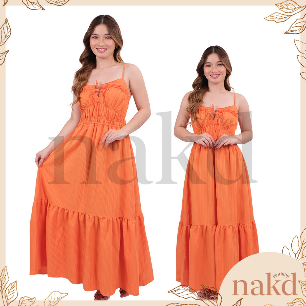 NAKD FASHION AMAIAH SEXY SELF TIE STRAPS DAILY CASUAL BASIC LAYERED ...