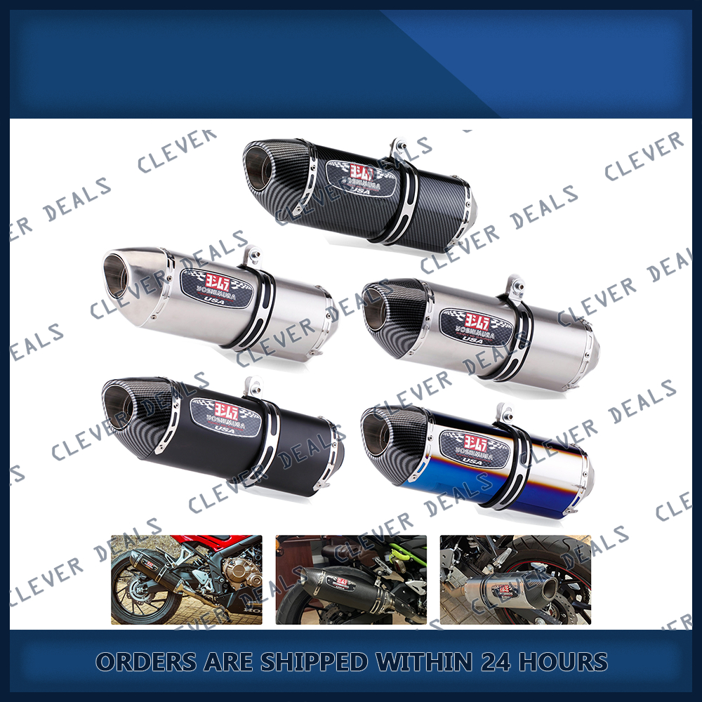 Yoshimura R77 USA (420mm) Slip On Universal Exhaust Muffler Pipe ...