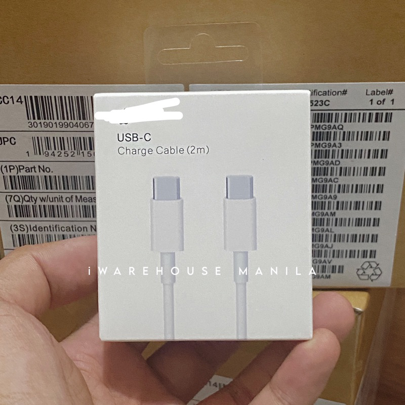 PD 2M TYPE C TO C CHARGE CABLE IOS CABLE ( USB-C CABLE ) | Shopee ...