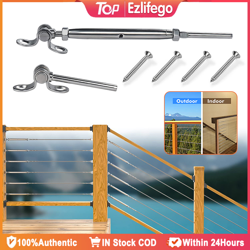 Stainless Steel Cable Railing Kit 1/4 1/8 | Shopee Philippines