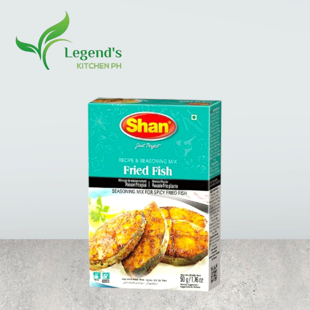 SHAN Fried Fish| Seasoning Mix for Spicy Fried Fish| (55g) | Shopee ...