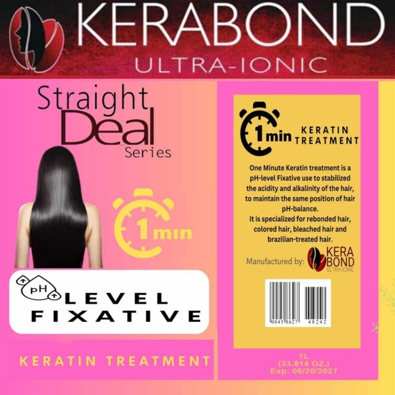 KERABOND ONE MINUTE KERATIN pH LEVEL FIXATIVE | Shopee Philippines