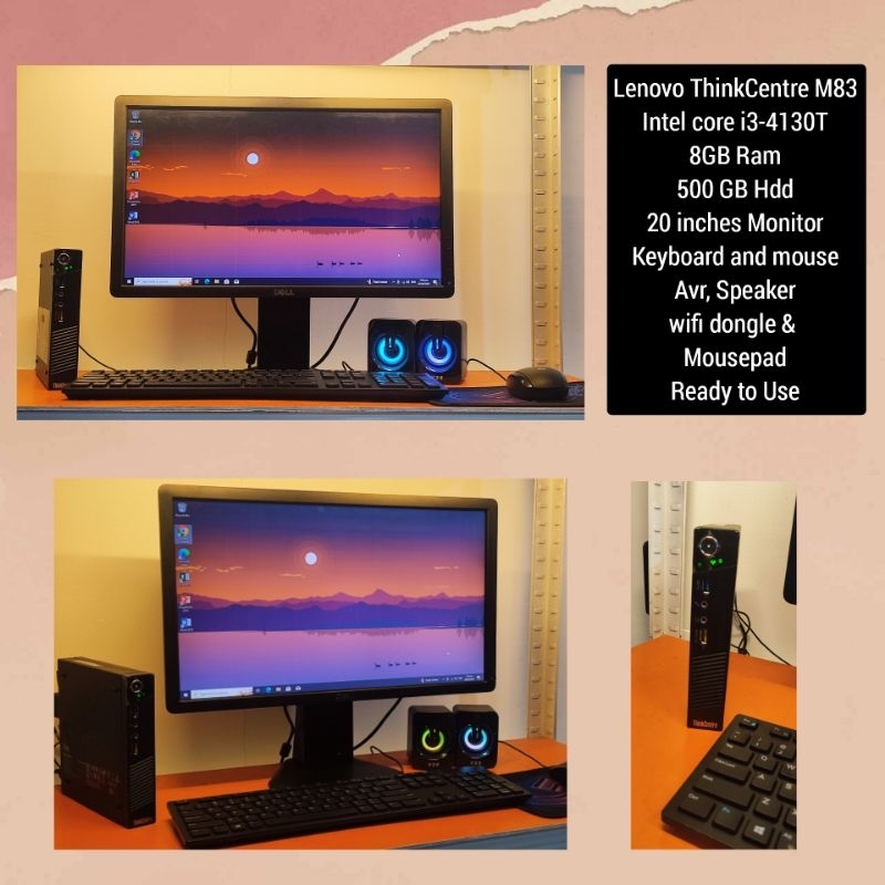 Lenovo Mini Computer Set and System Unit only | Shopee Philippines