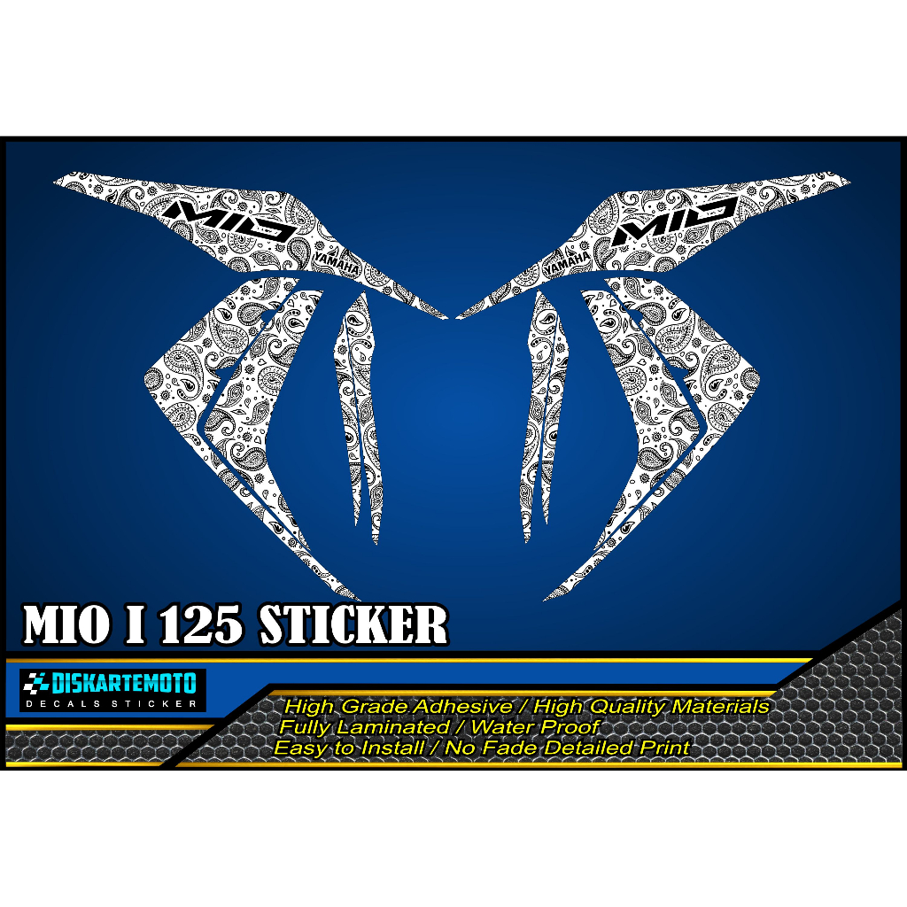 Mio i 125 Sticker Bandana Design | Shopee Philippines