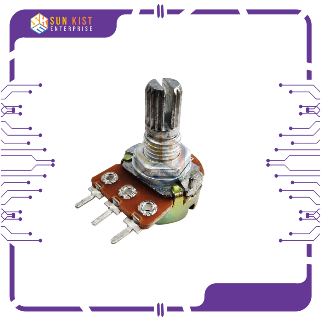 Potentiometer B10k Ohms 103 3 Terminal Linear Taper Rotary For Arduino
