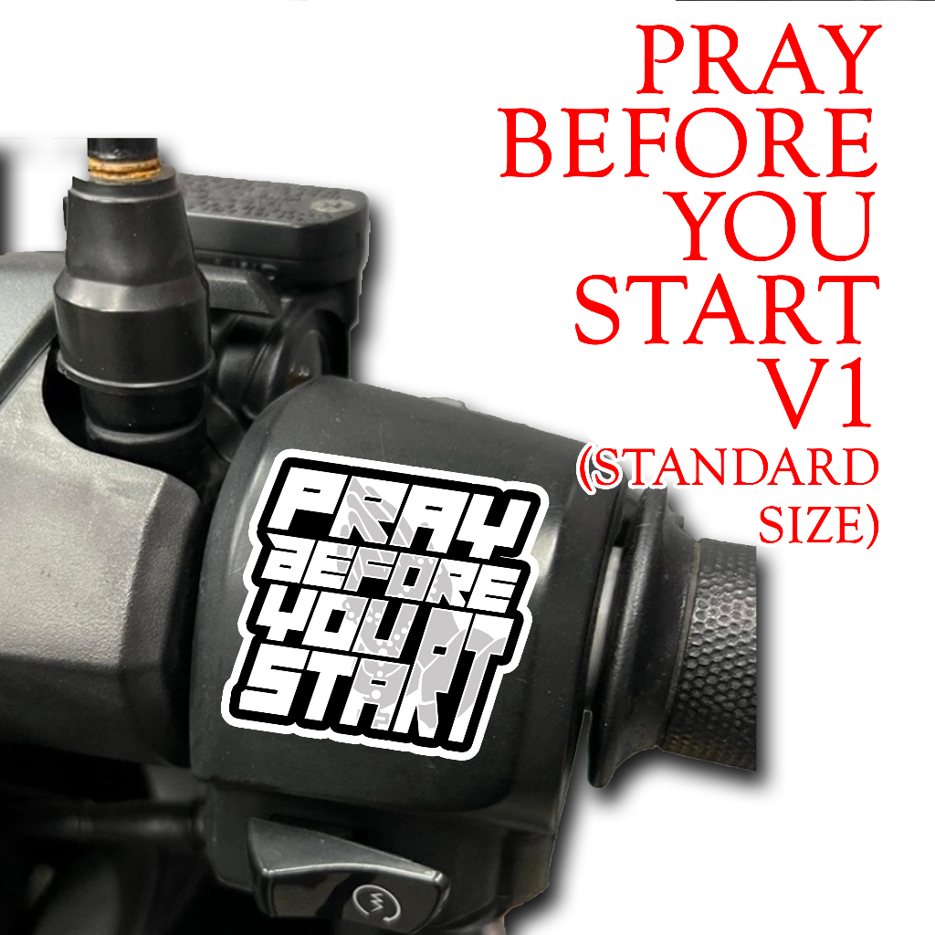 Pray Before You Start Sticker | Shopee Philippines