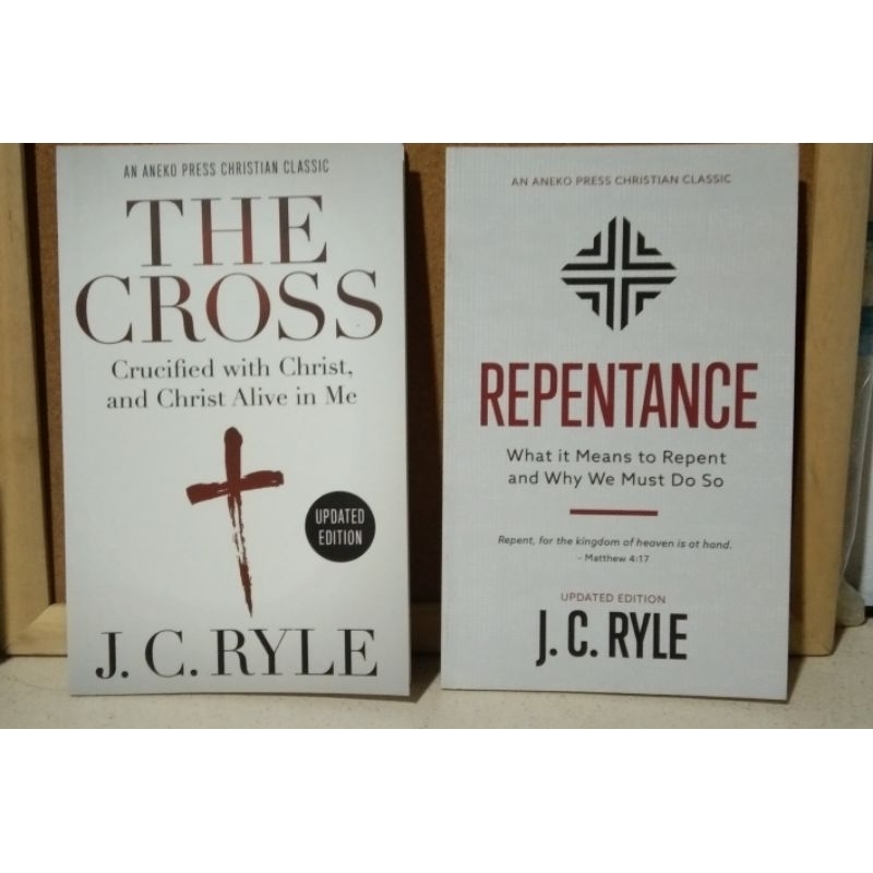 2 Books by J.C. Ryle ( The Cross and Repentance | Shopee Philippines