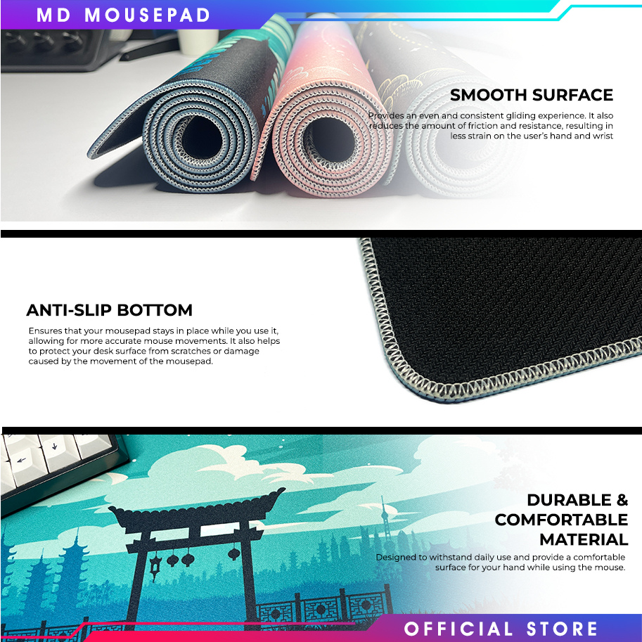 MD Mousepad | Phoenix and Dragon | Extended Large Gaming Mouse pad ...