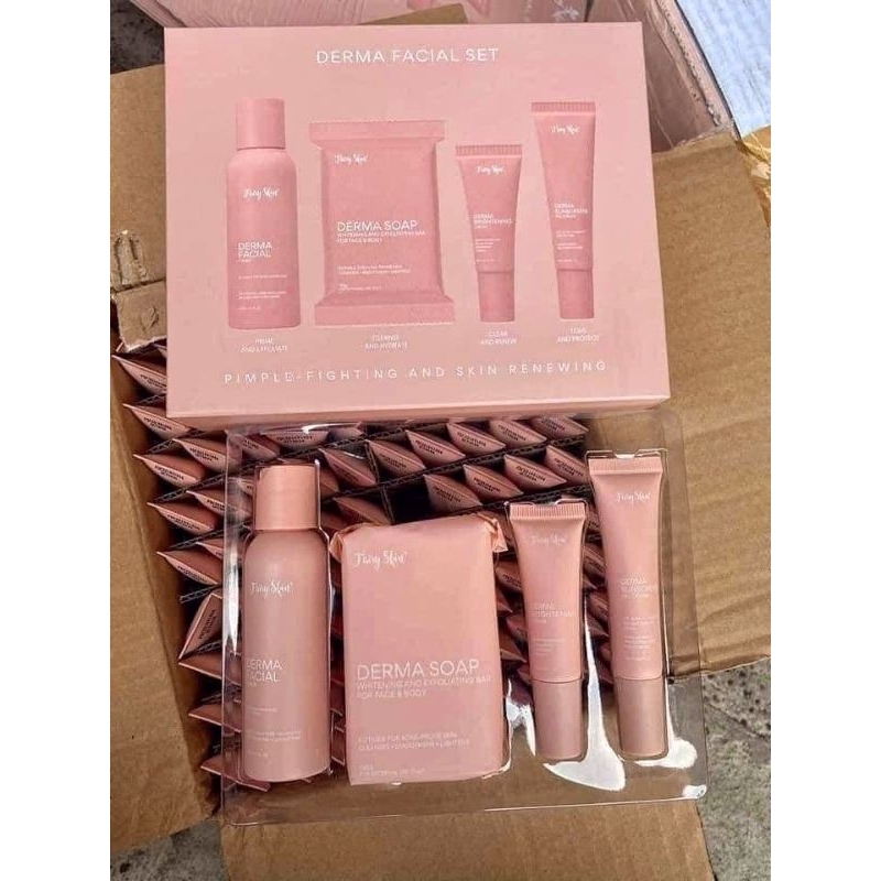 FAIRYSKIN DERMA FACIAL SET new packaging | Shopee Philippines