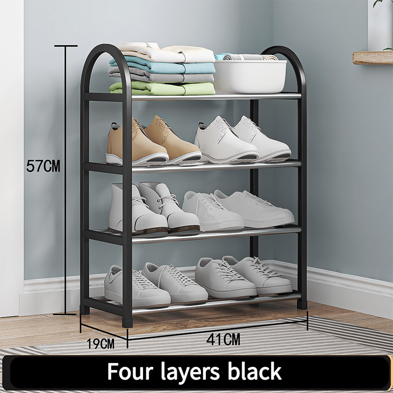 B55 COD Multi-layer shoe rack shoe stand assembly Dormitory steel tube ...