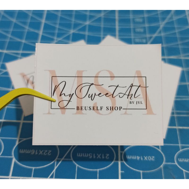 LOGO Sticker - Personalized | Shopee Philippines