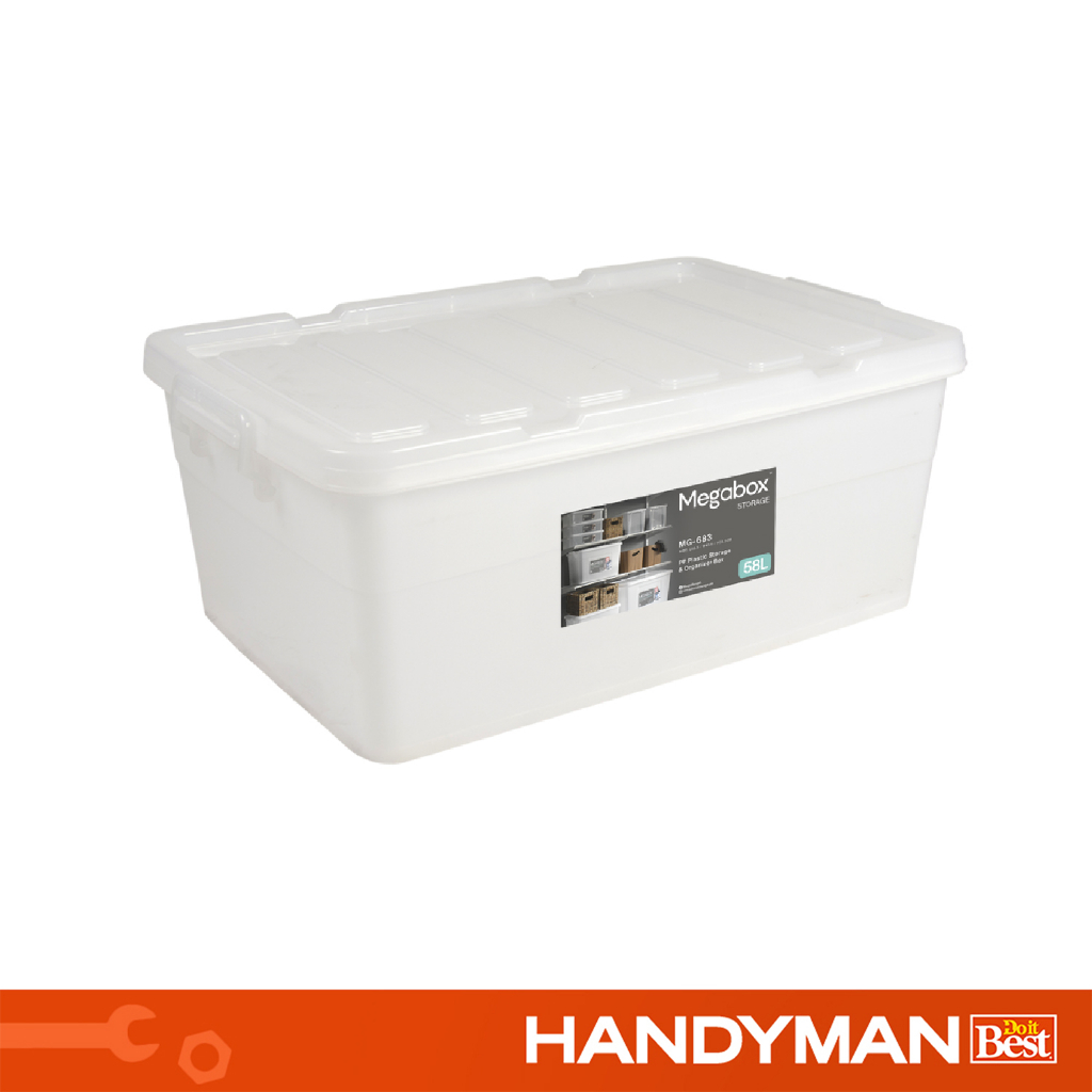 Megabox Storage Box 58L, (MG683) Clear | Shopee Philippines