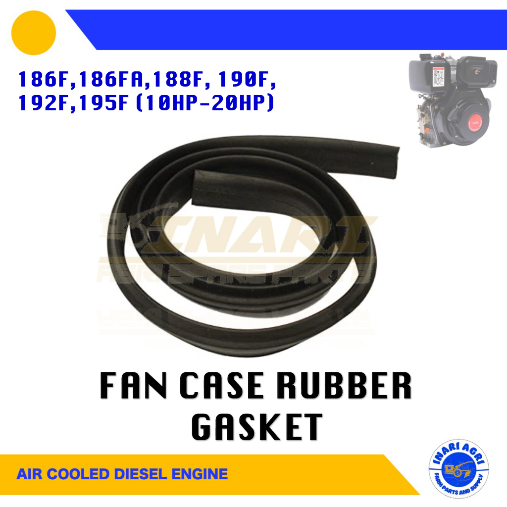 FAN CASE RUBBER GASKET SEAL STRIP 186F 188F 190F 192F 10HP 12HP 14HP ...