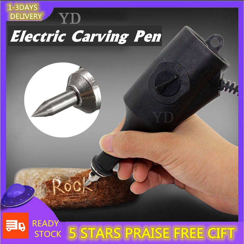5 Adjustable Speeds Electric Engraver pen engraving tool 220V carving ...