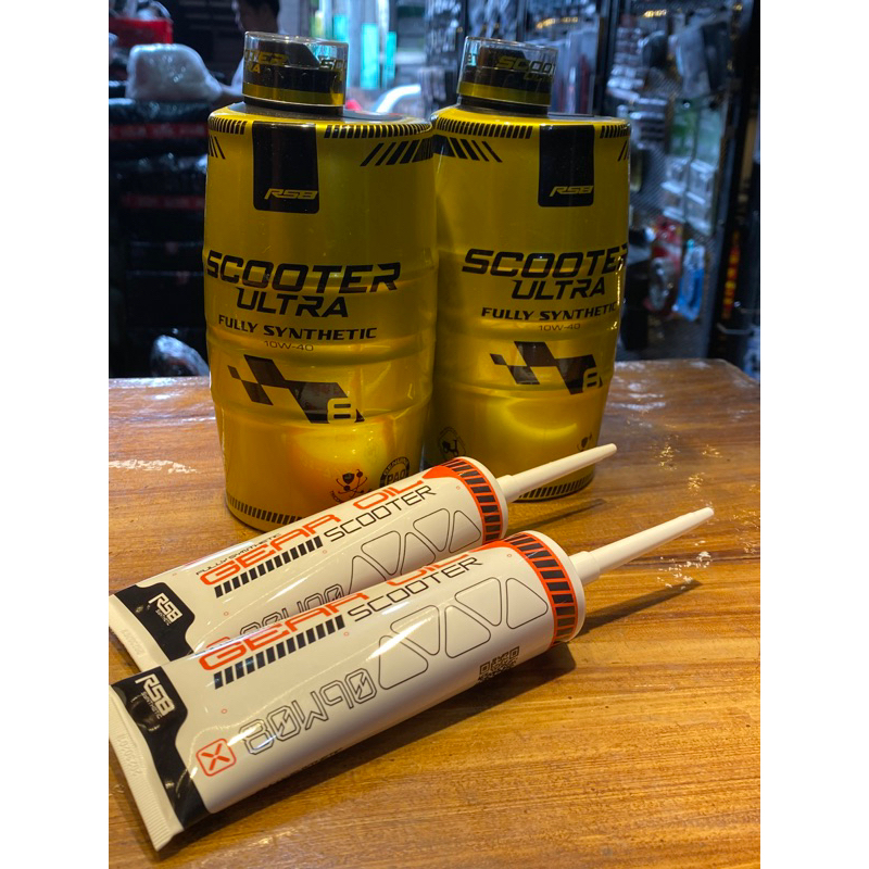 RS8 ENGINE OIL SCOOTER ULTRA FULLY SYNTHETIC 10w-40 800ml 1Liter ...
