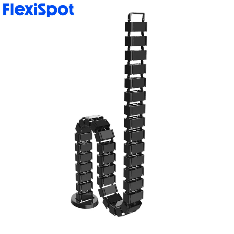 FlexiSpot CMP017 Cable Management Spine 47" Desk Cord Organizer Vertebrae Keep Cords Safer ...