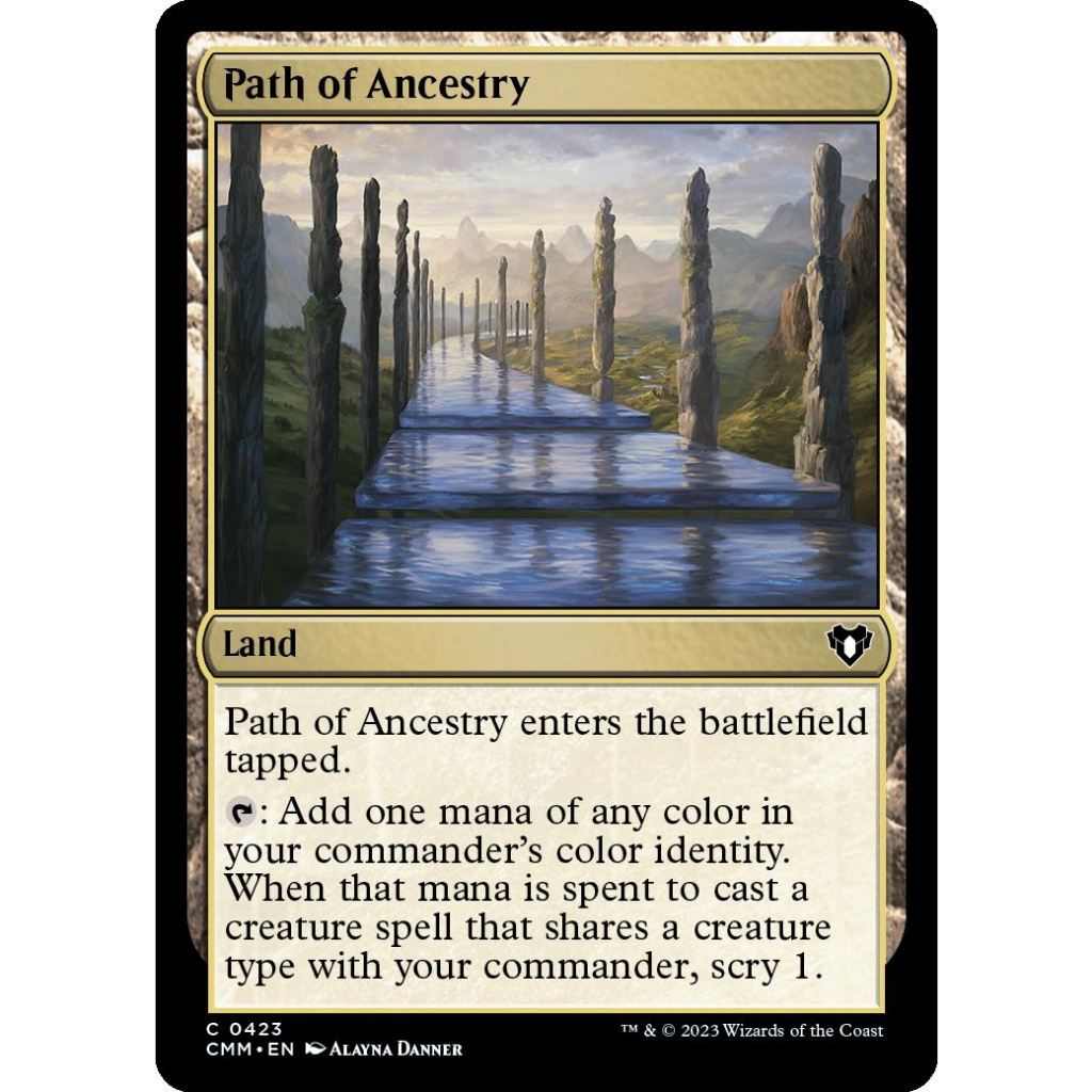 Path of Ancestry Common Commander Masters Magic the Gathering TCG ...