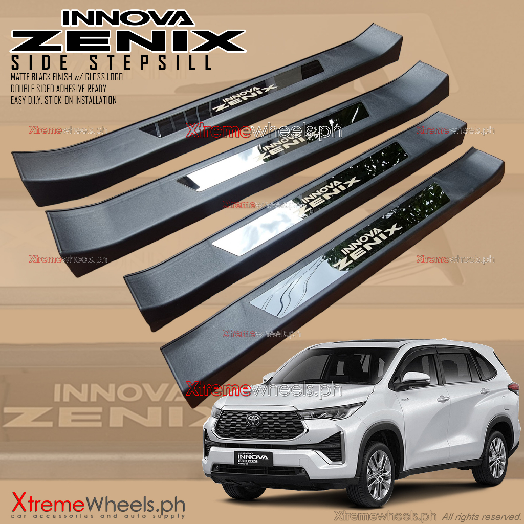 Toyota Innova Zenix 2023-2024 4pcs Side Door Protector Step sill ...