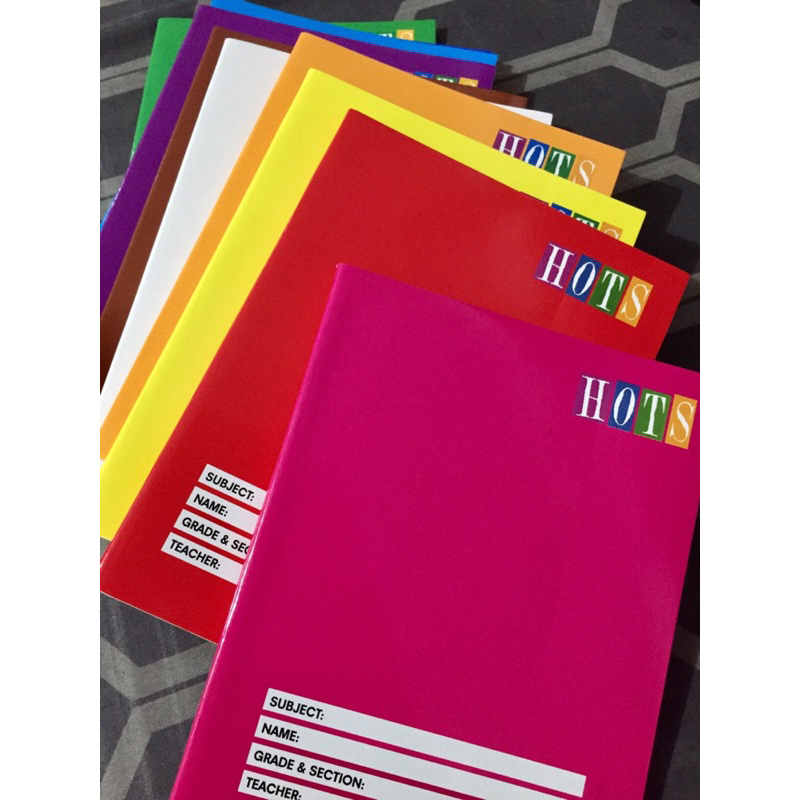 HOTS WRITING and COMPOSITION NOTEBOOK Assorted Color sold per piece ...