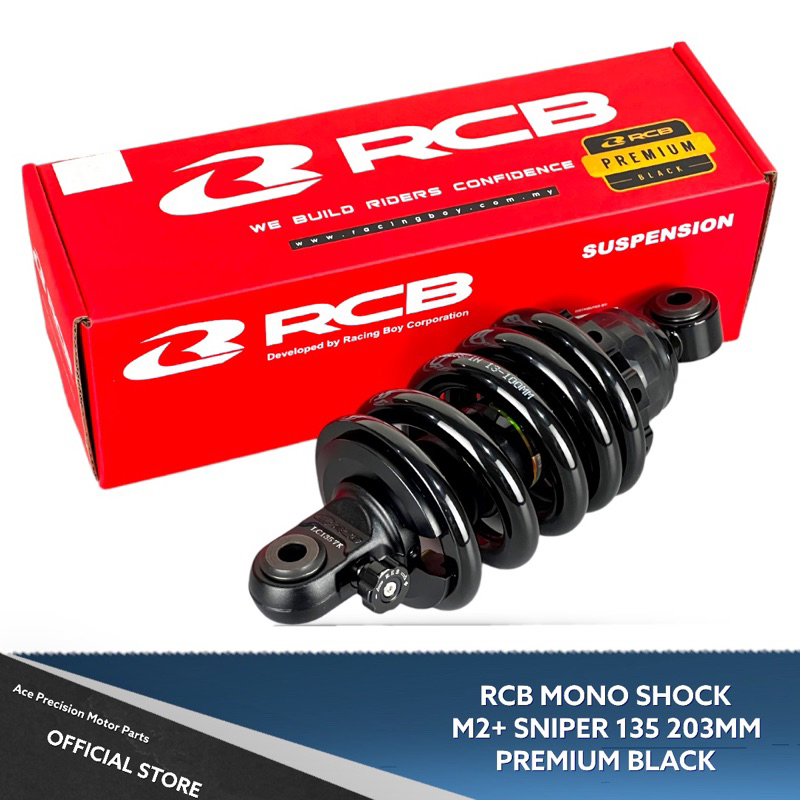 RCB SHOCK M2 + SNIPER 135 203MM PREMIUM BLACK | Shopee Philippines