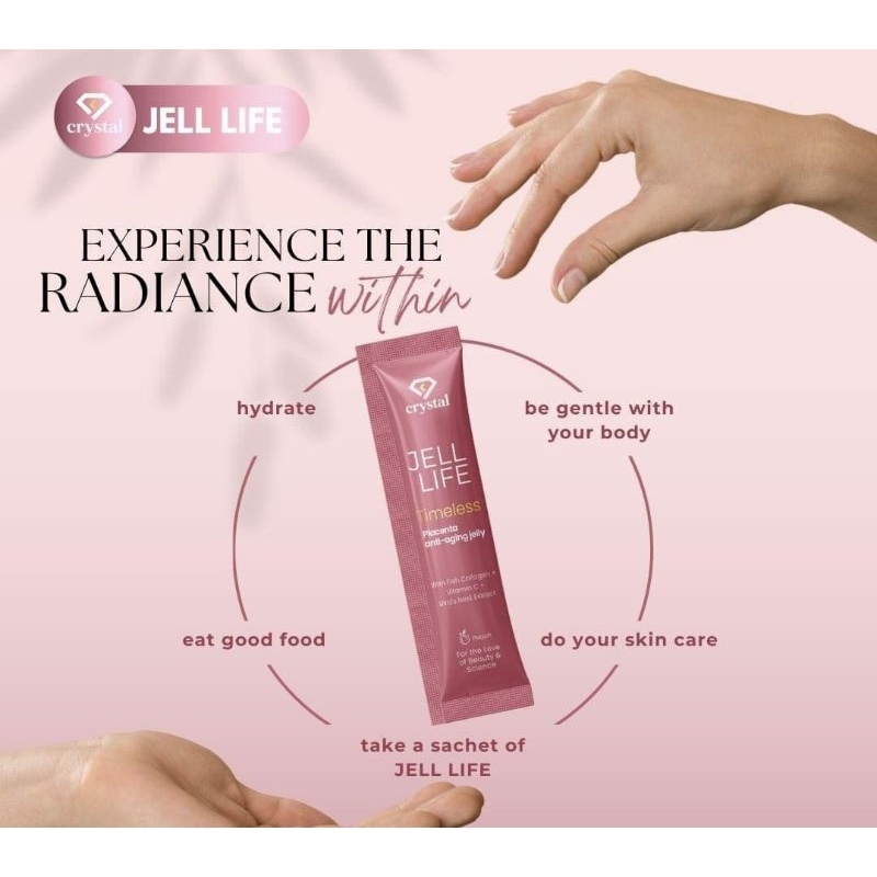 JELL LIFE TIMELESS PLACENTA ANTI-AGING JELLY BY CRYSTAL | Shopee ...