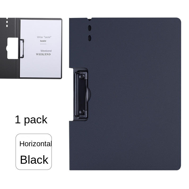 Long Double Clip Clipboard with Clipbord Document Holder File Organizer ...