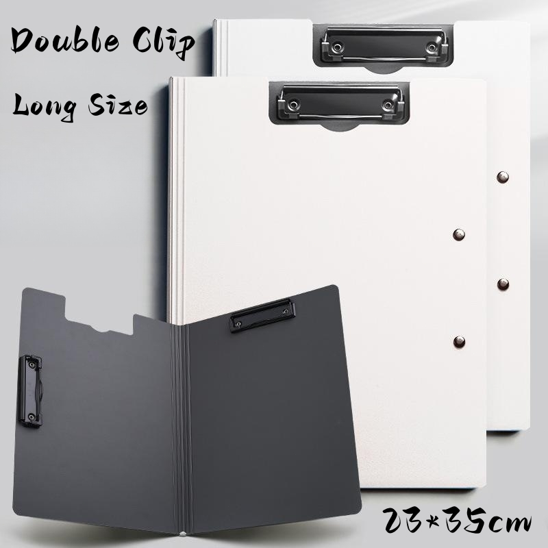 White Clipboard Long With Cover Foldable Clip Board Clipboard Folder ...