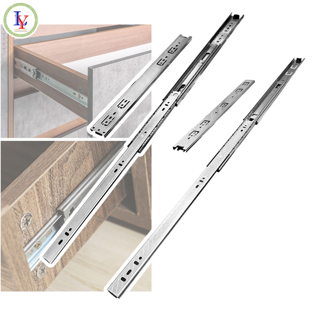 Drawer Guide Full Extension Ball Bearing Heavy Duty Drawer Roller ...