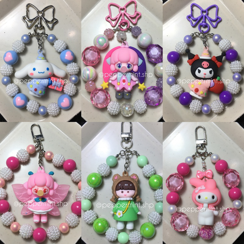 Beaded Keychain / Bag Charms Sanrio (open for commissions) | Shopee ...