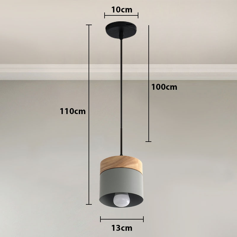 Pendant Light Chandelier simple solid wood chandelier modern minimalist ...