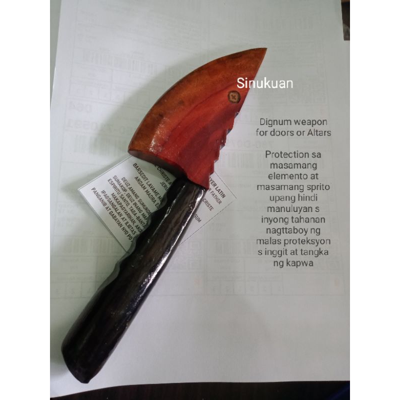 Dignum wood weapon ..Dignum pula dignum itim and sinukuan | Shopee ...