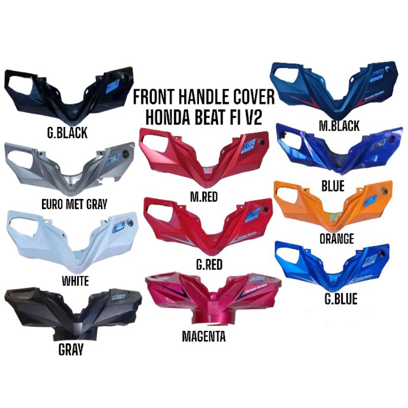 Genuinel Front Handle Cover/Tuka Honda beat FI V2 | Shopee Philippines