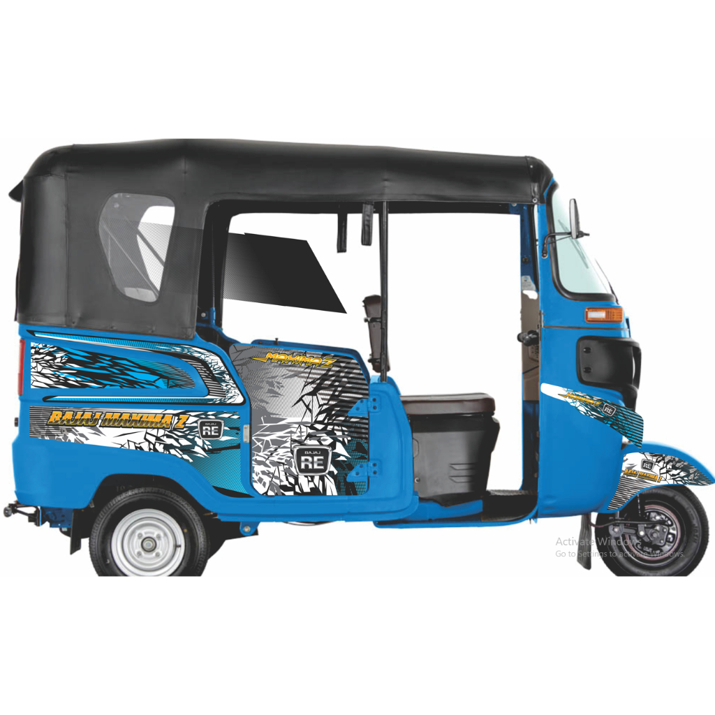 Bajaj maxima stock sticker easy to install latest hd graphics design ...