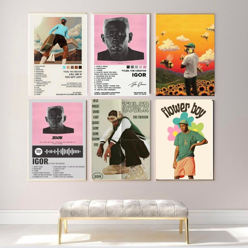 tyler the creator igor flower boy poster room wall decoration | Shopee ...