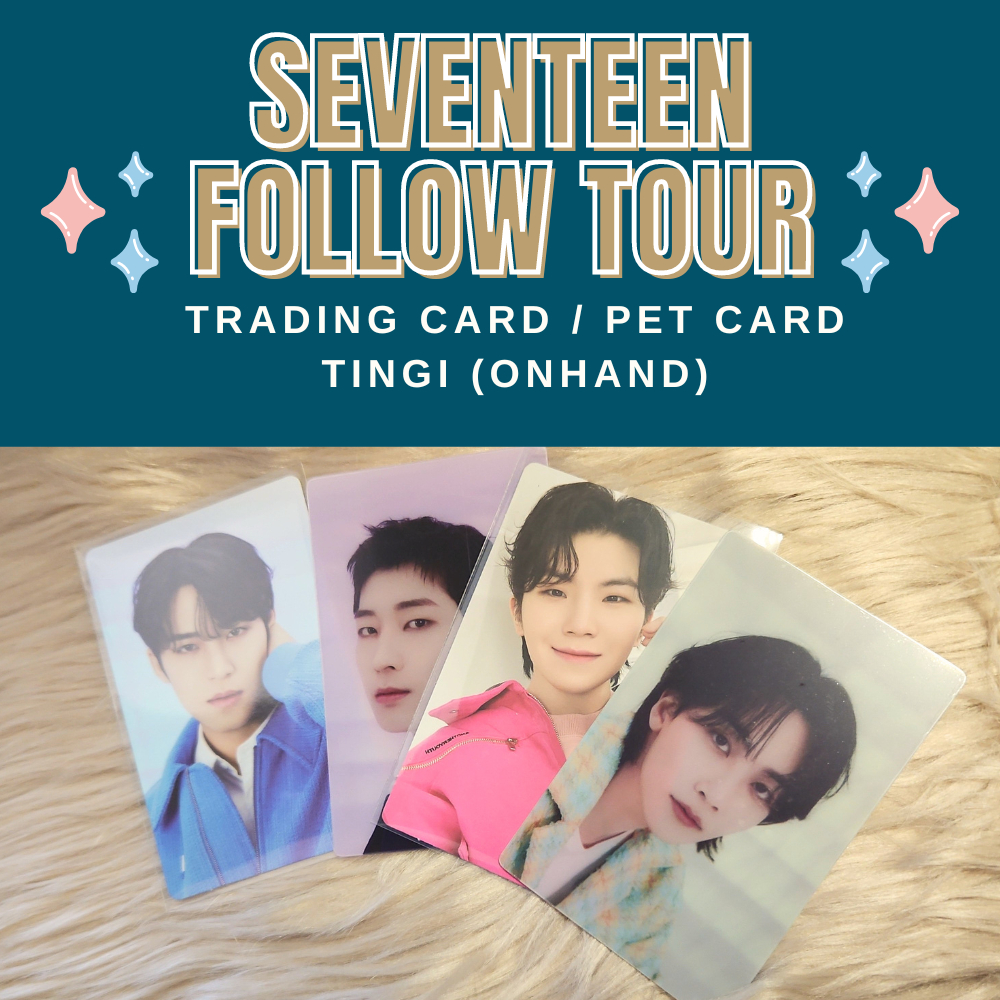 ONHAND Seventeen Follow Tour Trading Card PET 4Cuts Tingi | Shopee ...