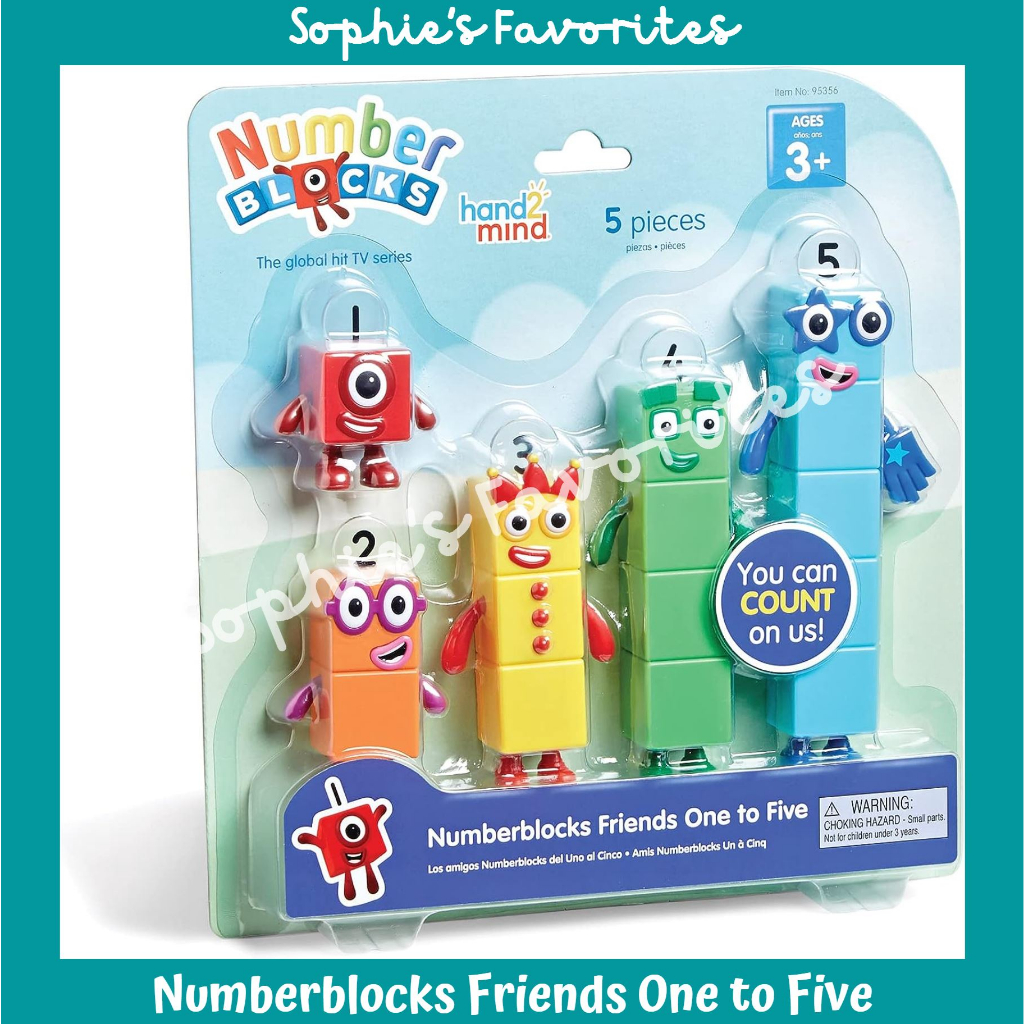 Numberblocks Friends One to Five Figures Toy | Shopee Philippines