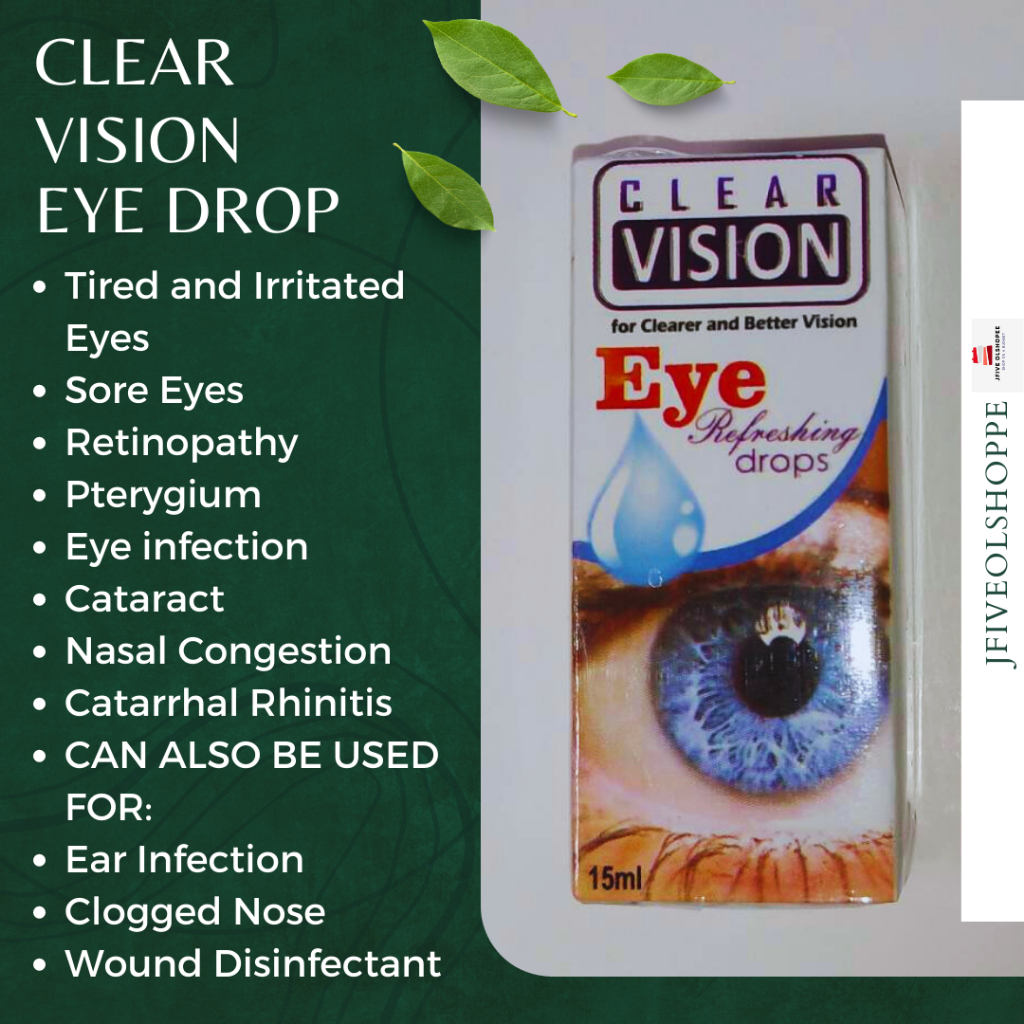Clear Vision Eye refreshing drops | Shopee Philippines