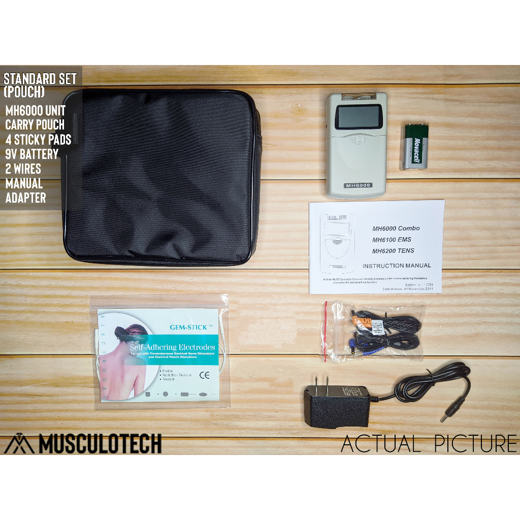 MH6000 TENS EMS FES Device for Physical Therapy Pain Relief with ...